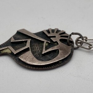 Artist Signed Hopi Handmade Sterling Silver Kokopelli Flute Player ...