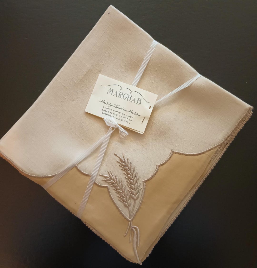Set of Six Cotton / Linen Marghab Rable Napkins Made in Maderia - Etsy