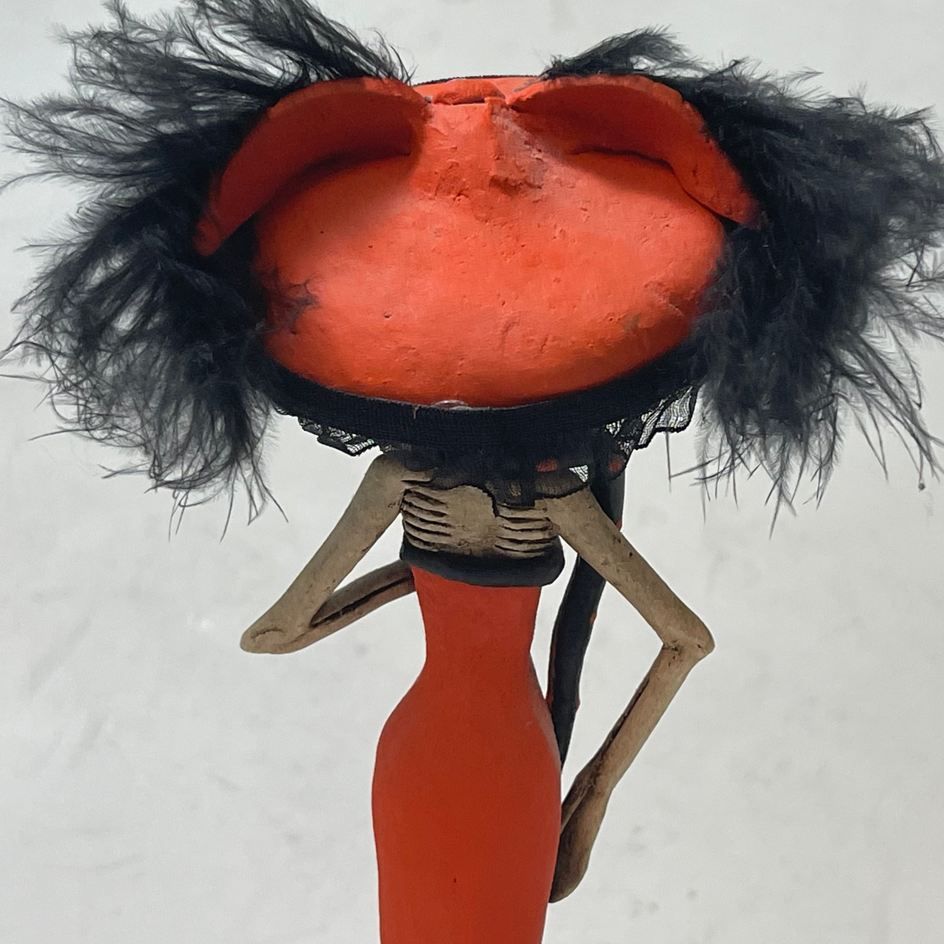 Handmade Dia De Los Muertos Figurine / Catalina Skeleton | Etsy