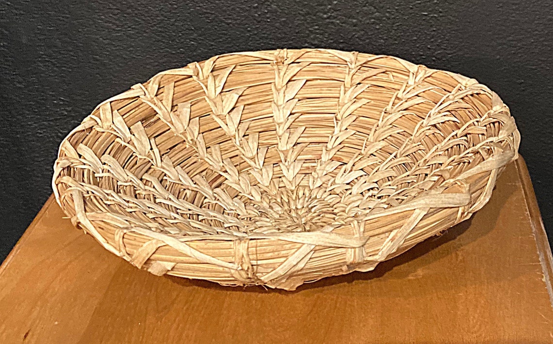 Handmade Papago Weaved Grass Bowl DN the Shops in Uptown | Etsy