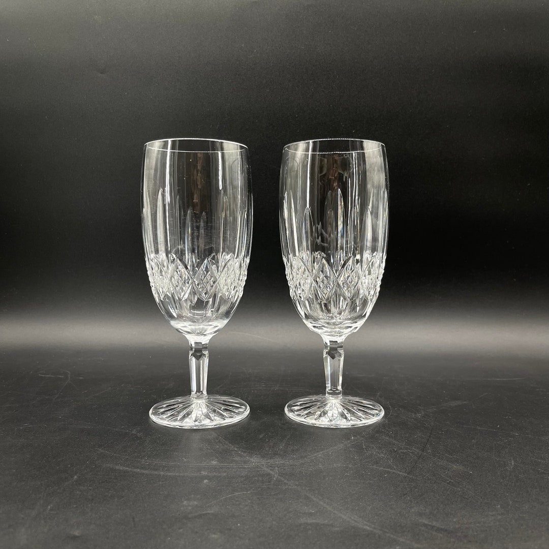 Vintage Pair of Waterford Crystal Iced Tea Glasses / Iced Tea Glasses ...