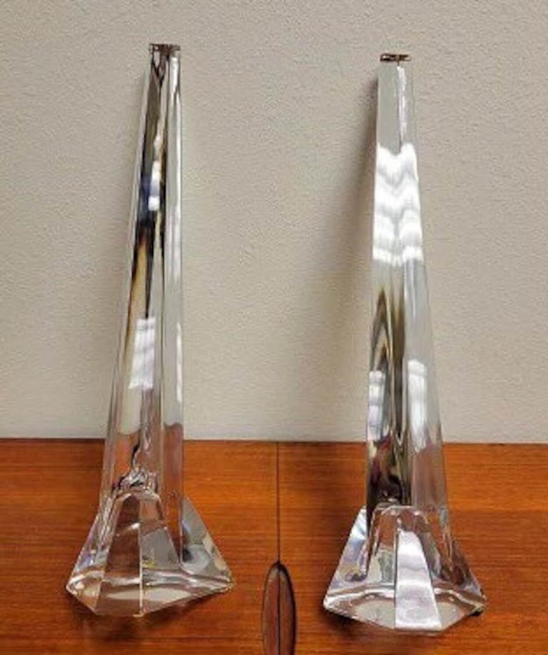 Tall Tiffany & Co. Crystal Tower Sculpture / 2 Available #DMT ...