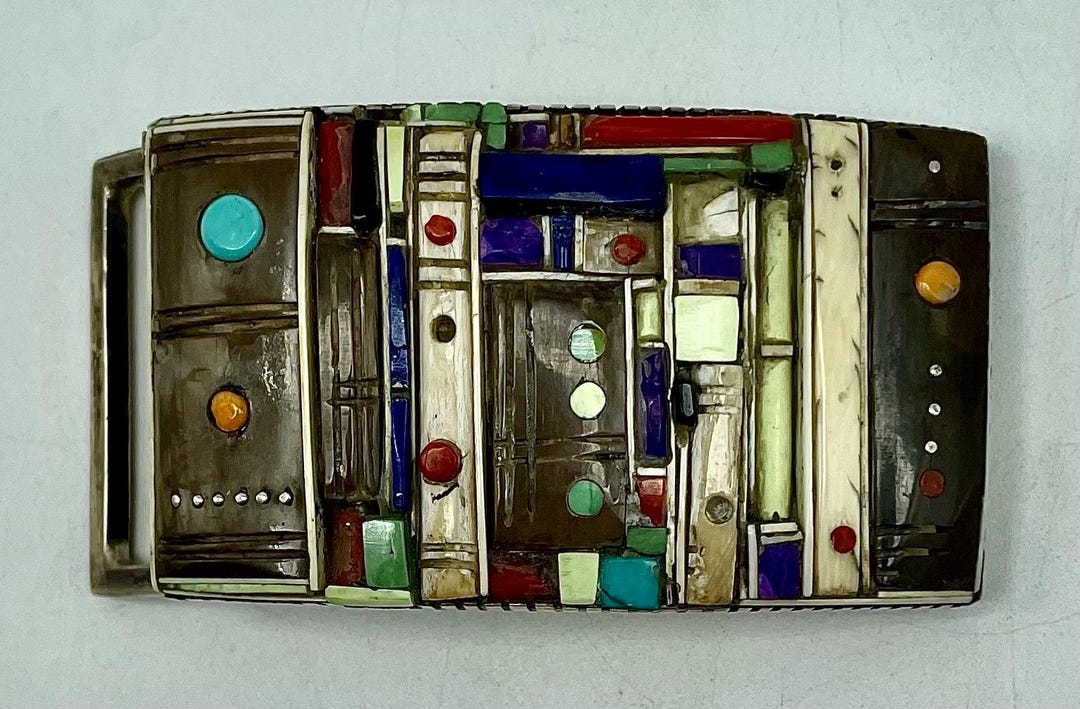 Belt Buckle / Made and Signed by Famous Southwest Artist Don Staats ...