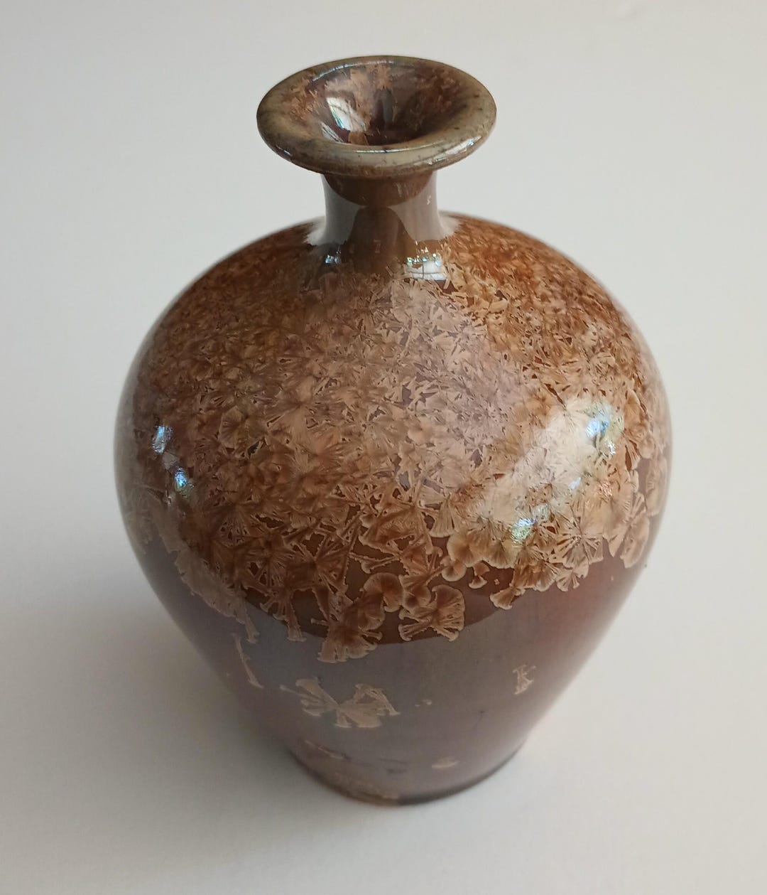 Len Lindsay Crystalline Glaze Studio Pottery Vase - Etsy
