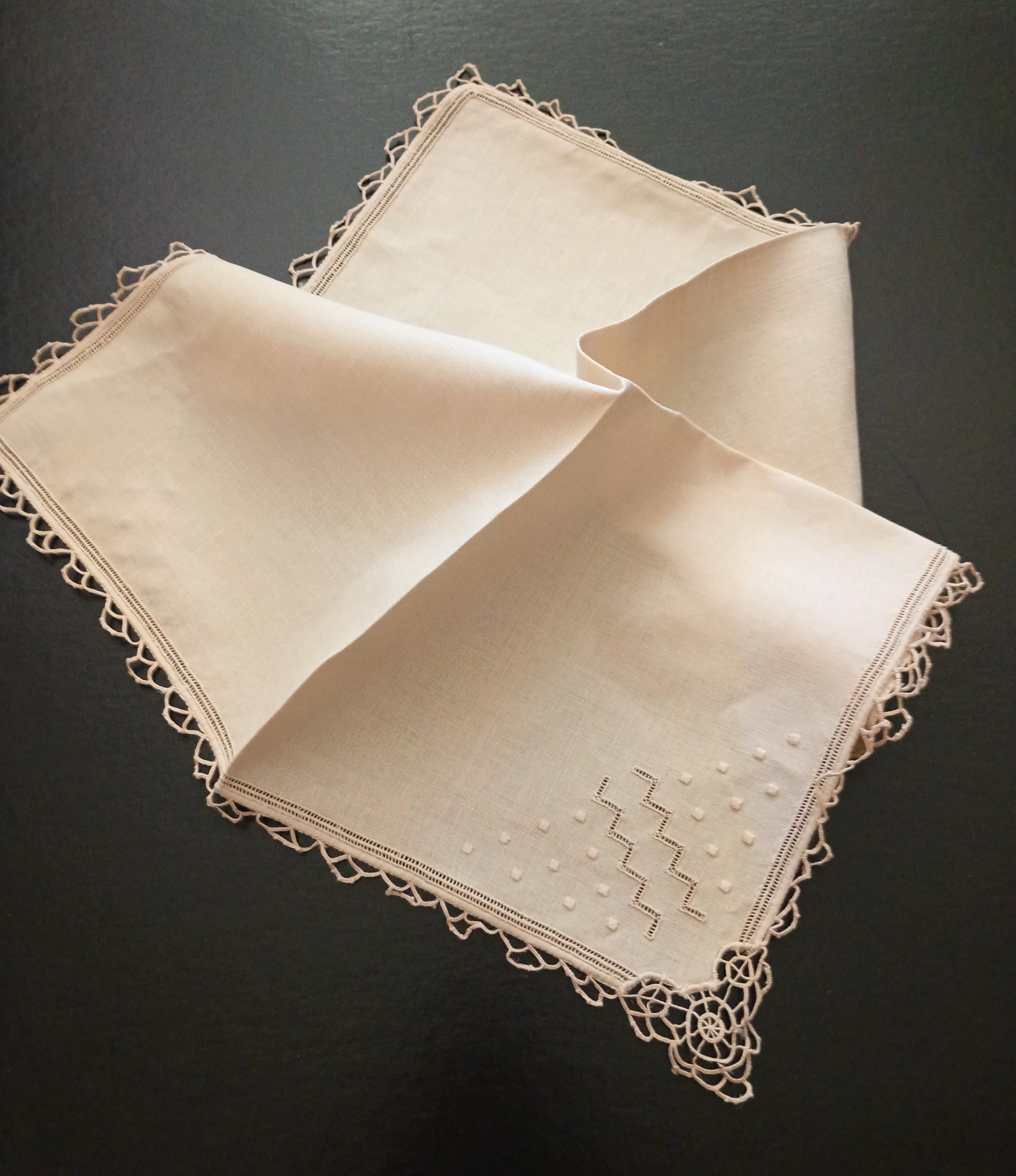 Elegant Set of 8 Vintage Fine Dining Linen Table Napkins - Etsy