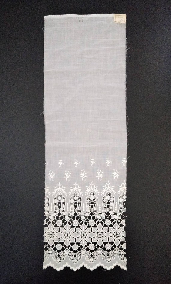 Set of Ten Antique Embroidery Panel Samples Broderie … - Gem