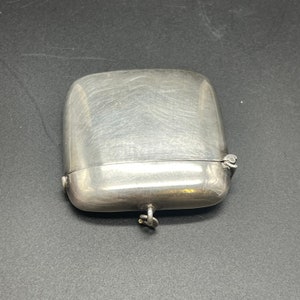 Vintage Matches Case / Electroplated Nickle Silver Match Case ...