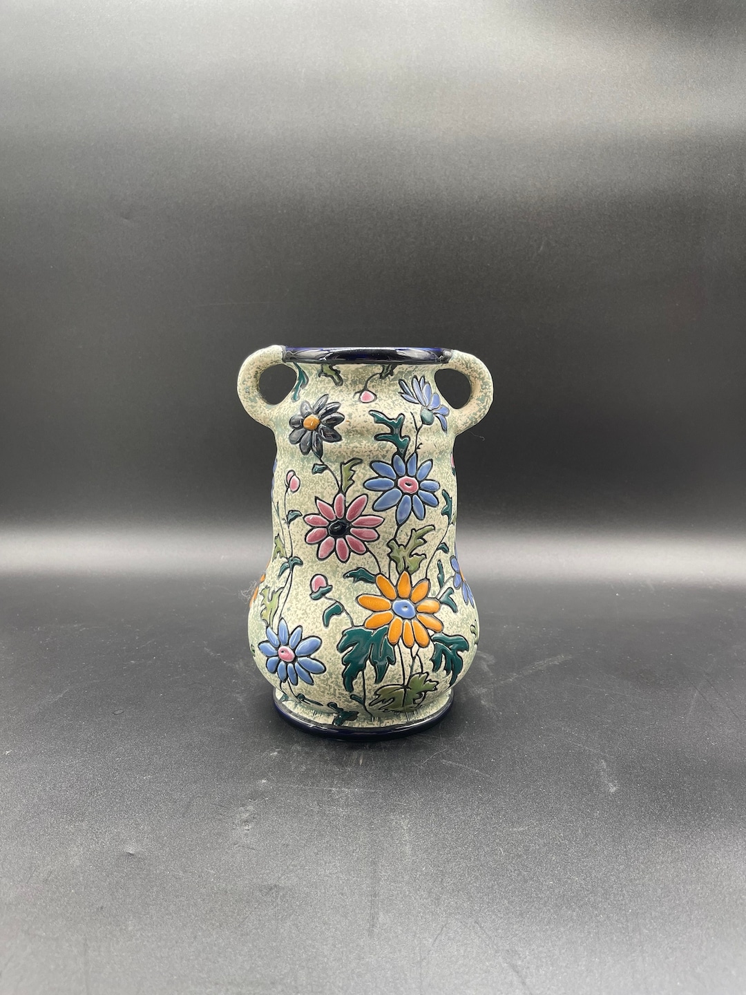 1920s Amphora Czech Flower Pottery Vase / #DMT-KF Theshopsinuptown - Etsy