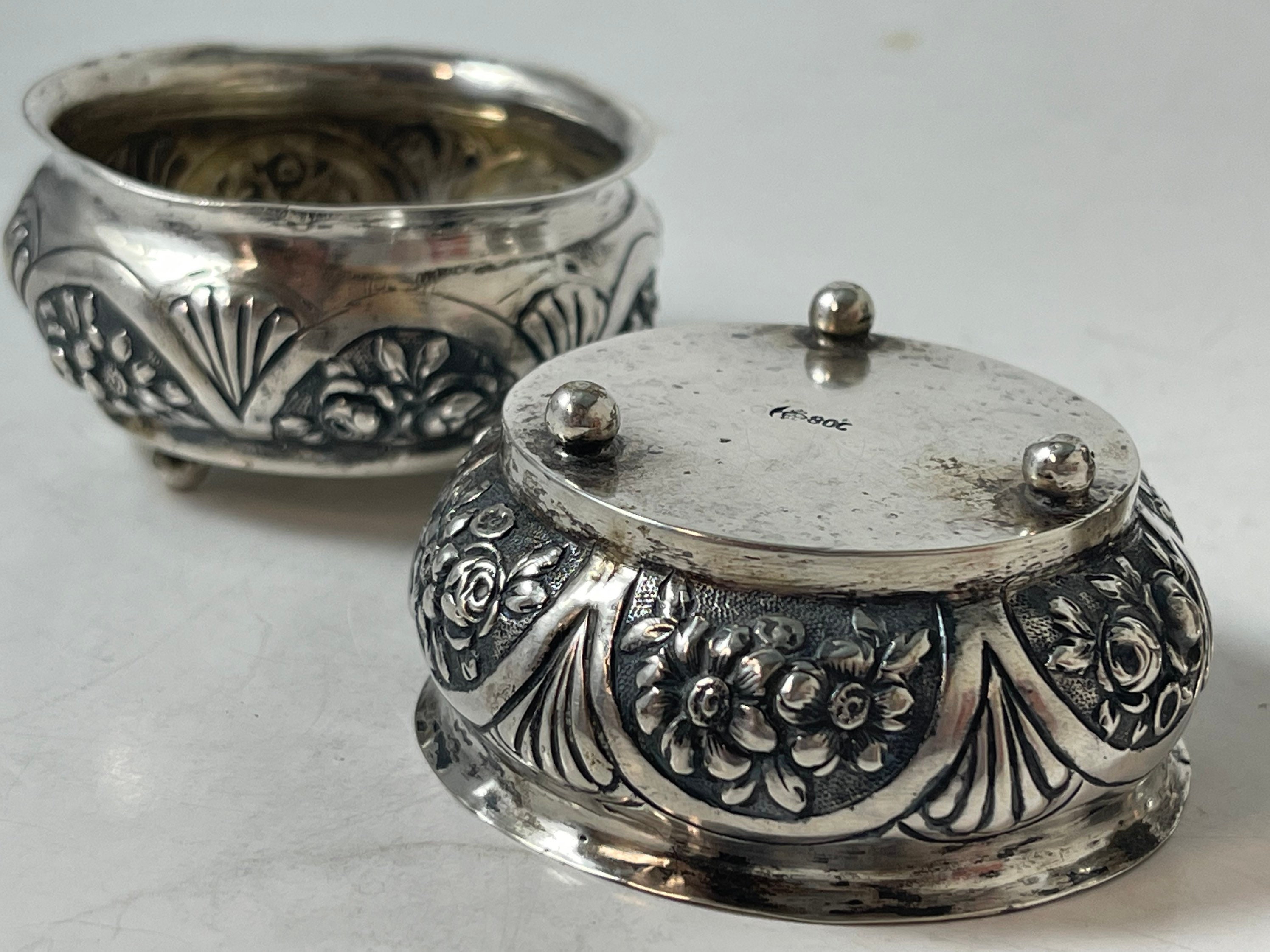 Antique Salt Cellars / Set of 4 / Circa Early 1900s / - Etsy.de