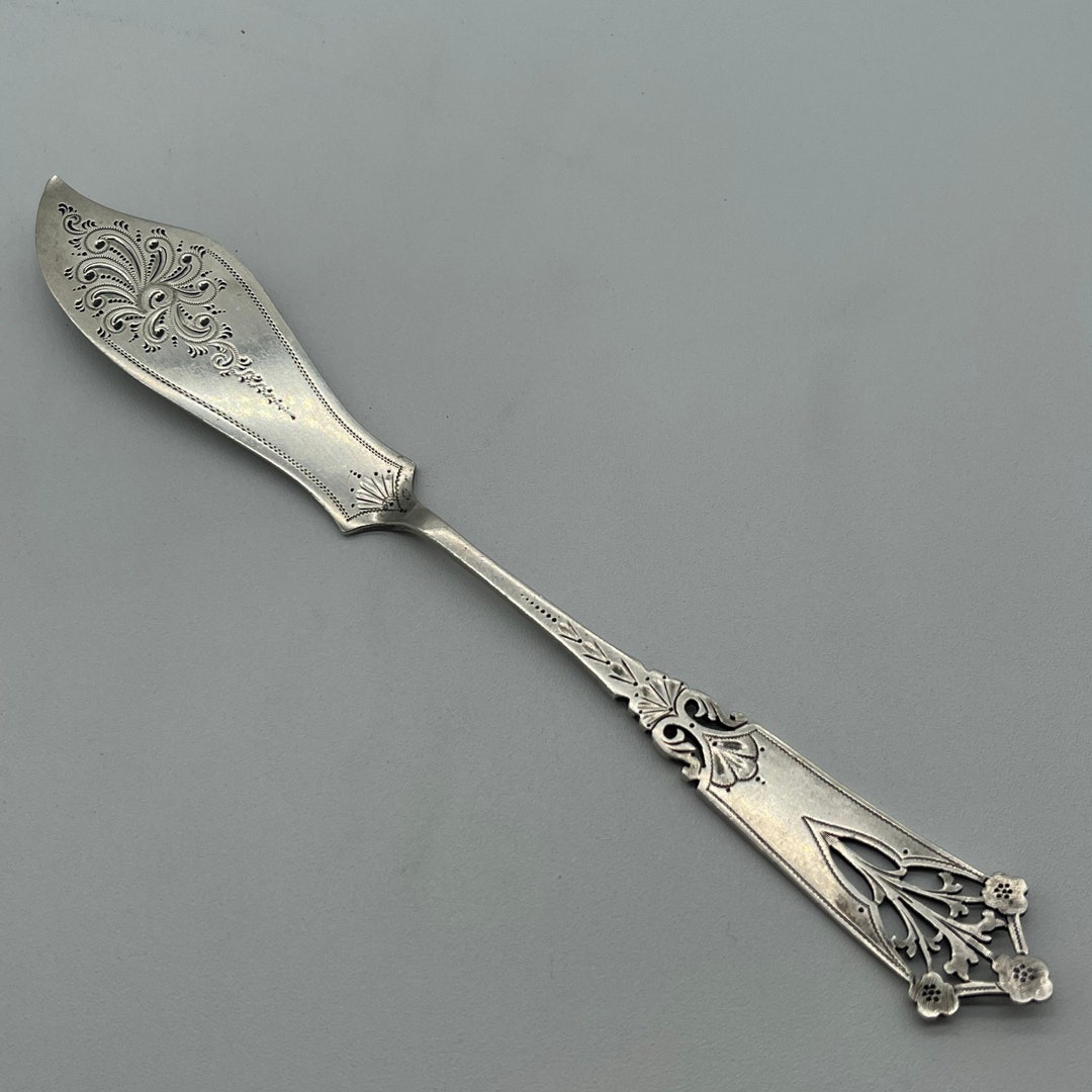 Vintage Sterling Silver Butter Knife / L&S Silver Flatware / Levi and ...