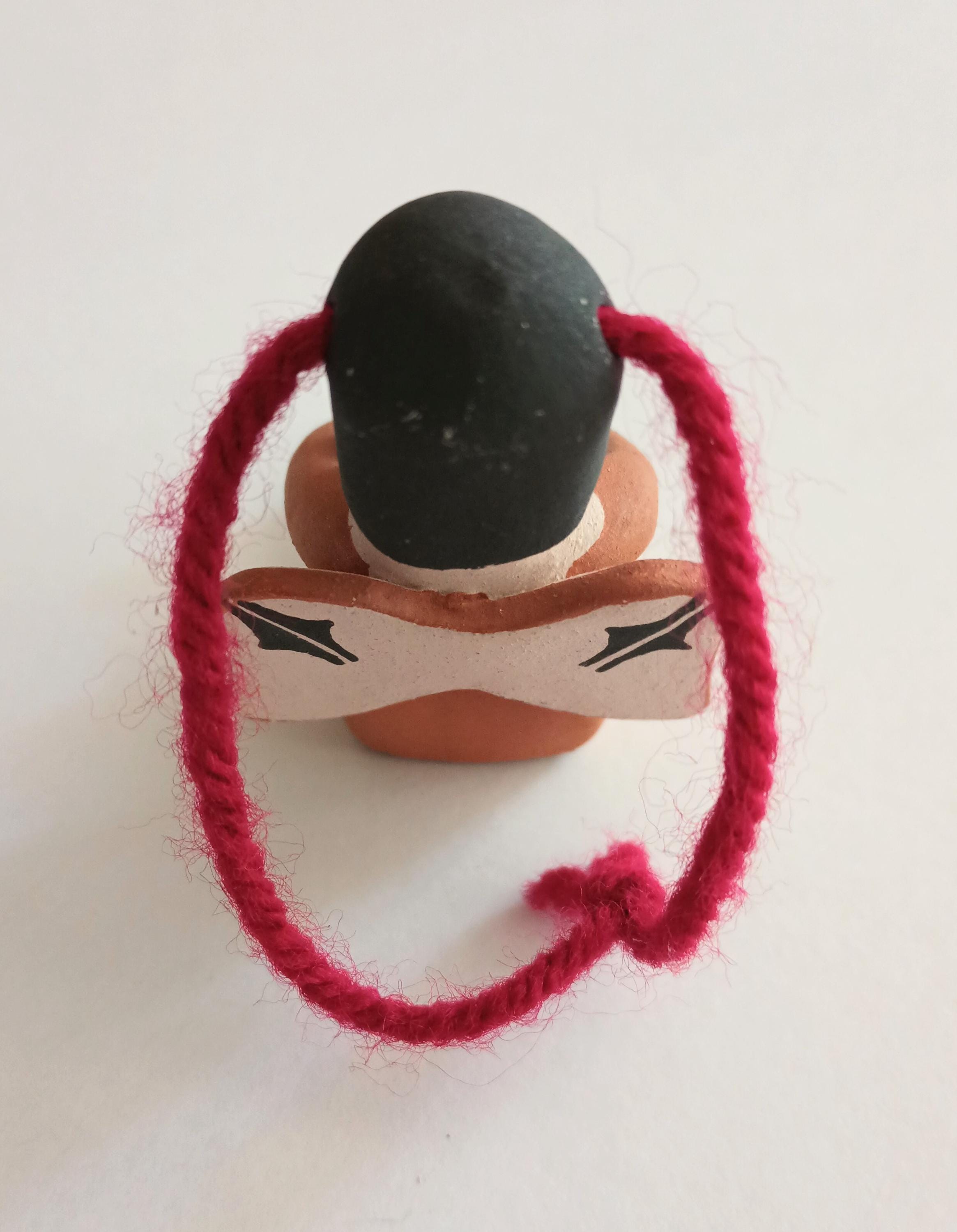 Miniature Native American Pueblo Pottery Figural Ornament by Angel and ...