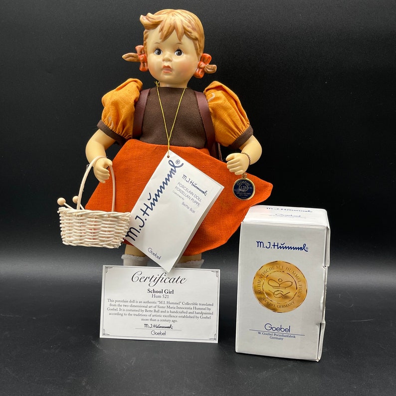 Vintage Hummel Doll and Figurine Set / School Girl / Hummel by Gobel ...