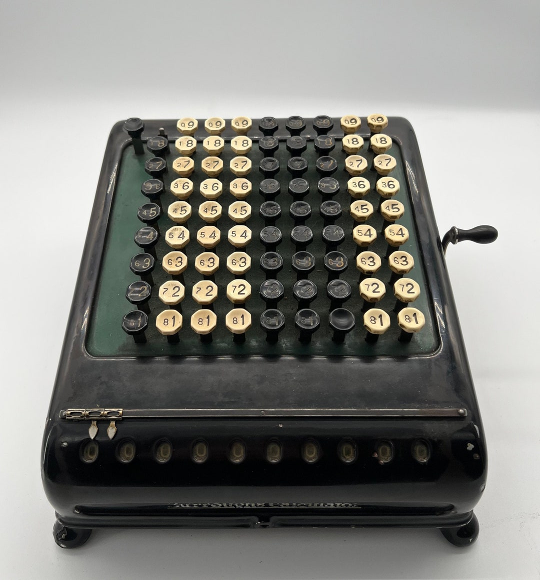 Original 1930’s Burrough’s Hand Operated Calculator / Vintage ...