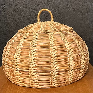Handmade Split Stitch Papago Lidded Basket #DN the Shops in Uptown - Etsy