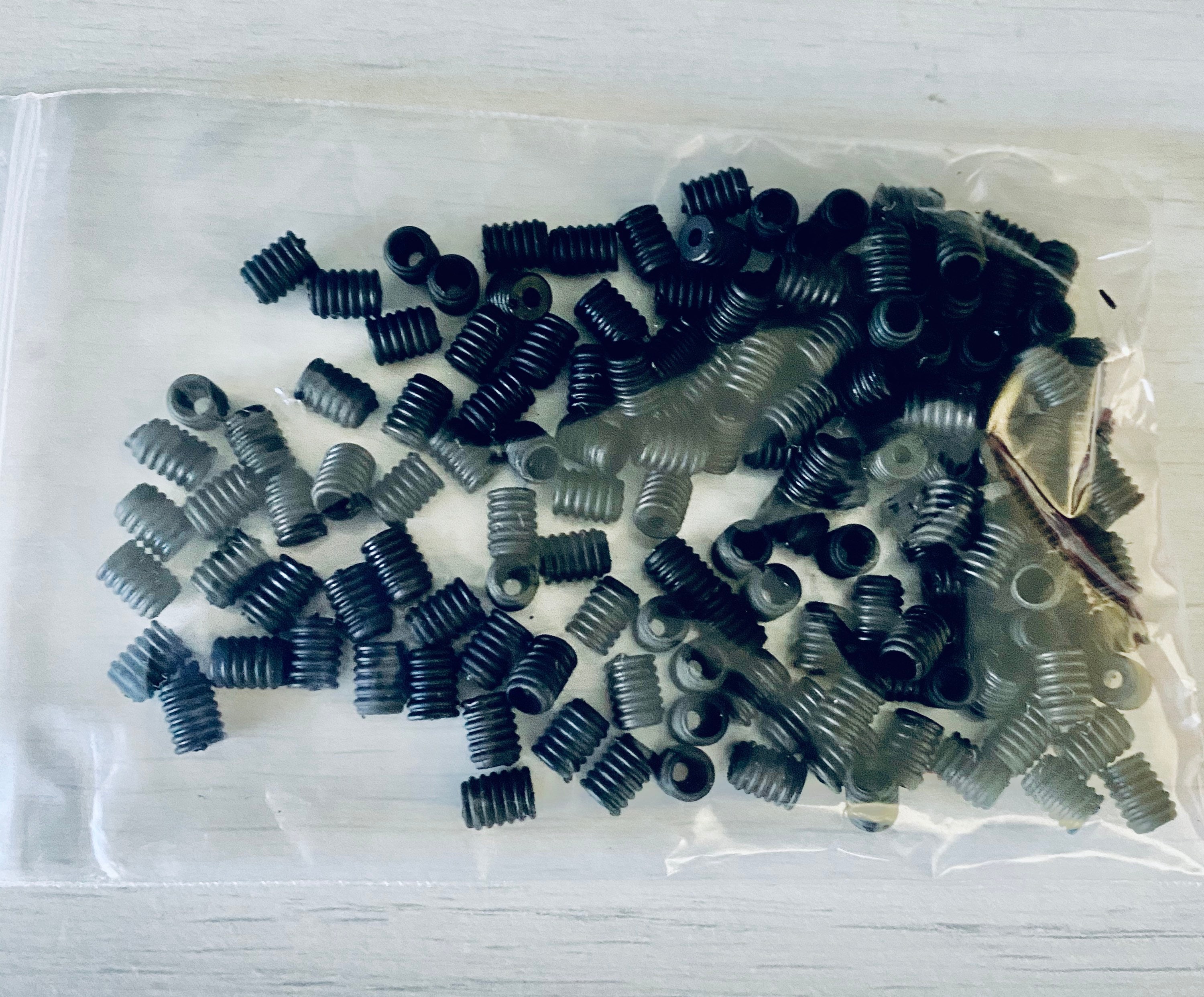 Earloop Adjusters for Face Masks | Black Elastic Cord Fasteners ...