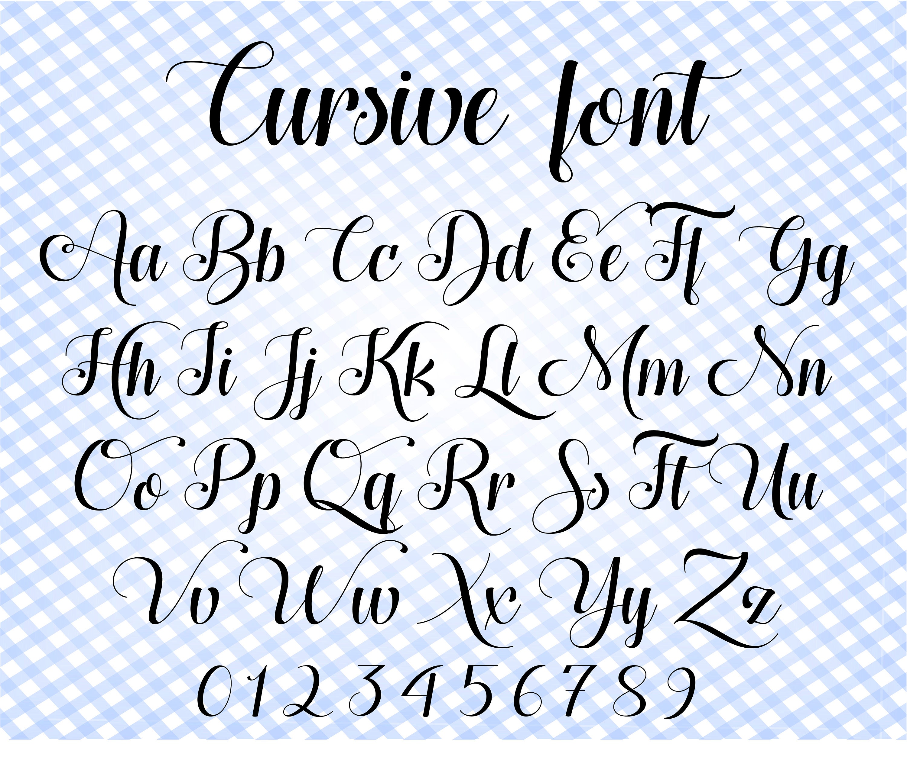 Script SVG Font