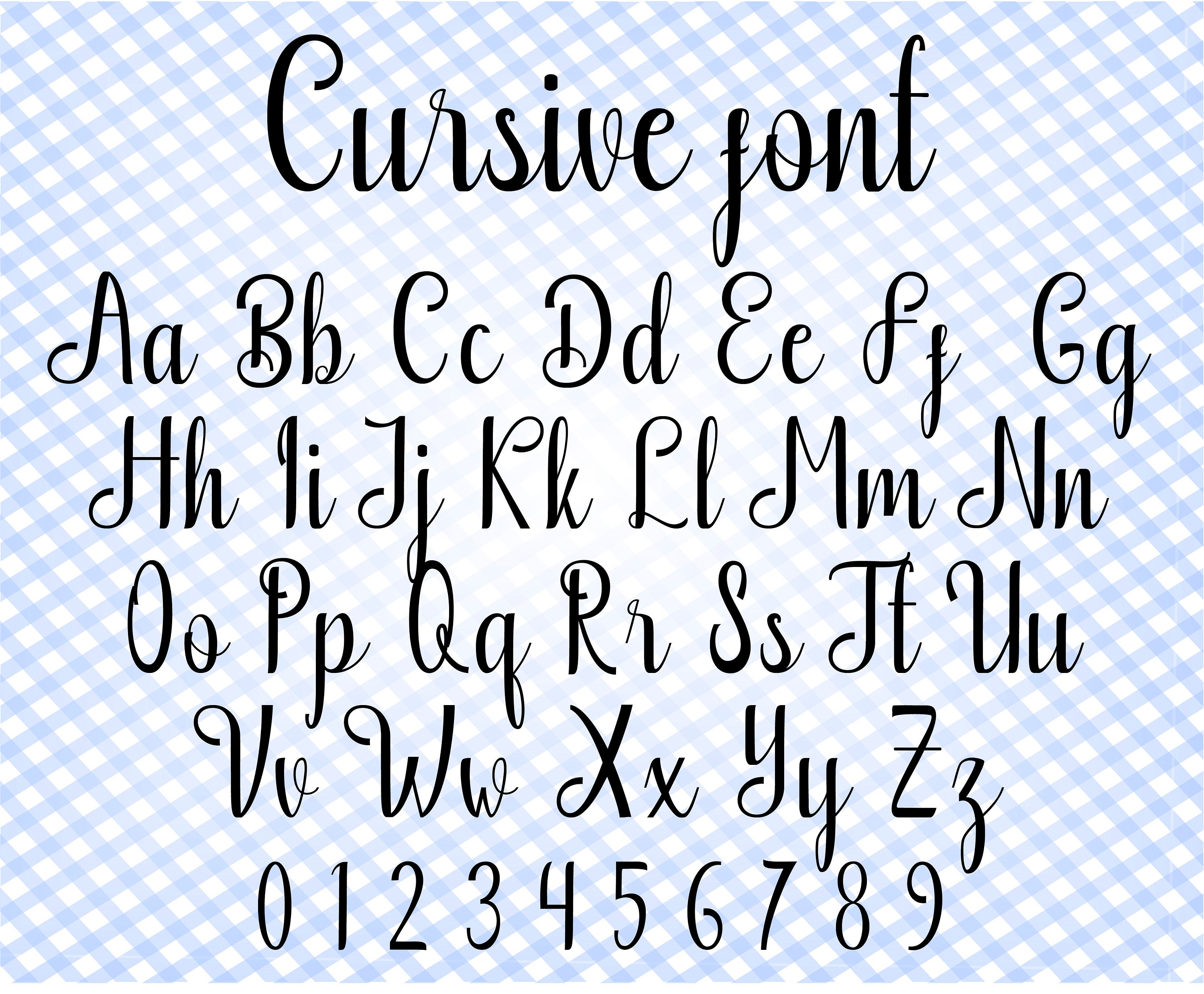 Cursive Font Svg Cricut Font Wedding Font Svg Font Writing Etsy