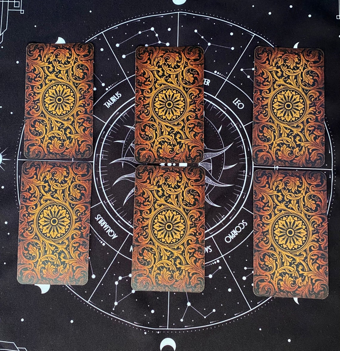Black Tarot Cloth for Spread - Etsy
