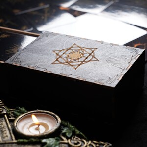 Tarot Wooden Box.card Box. - Etsy