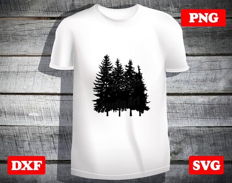 PINE Tree Silhouette SVG Pine Tree Digital Spruce Tree File Pine Trees ...