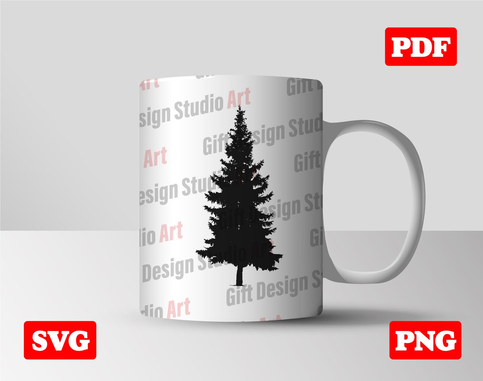 PINE Tree Silhouette- SVG Pine Tree Digital - Tall Skinny Tree - Pine ...