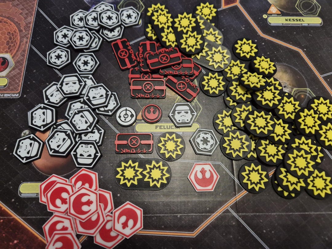 3D Printed Tokens for Star Wars Rebellion Board Game - Etsy