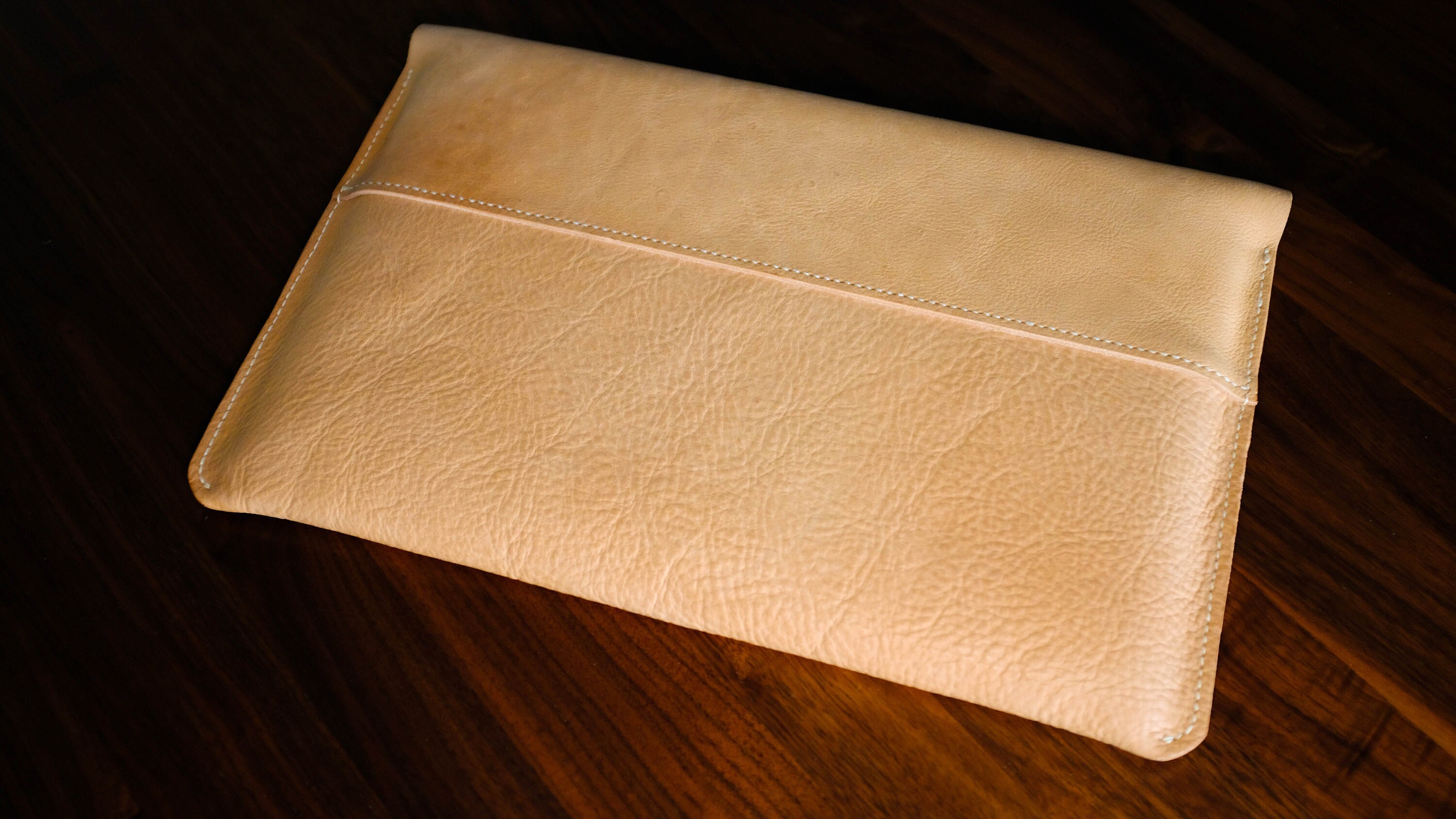 Leather Labtop Case, Natural - Etsy