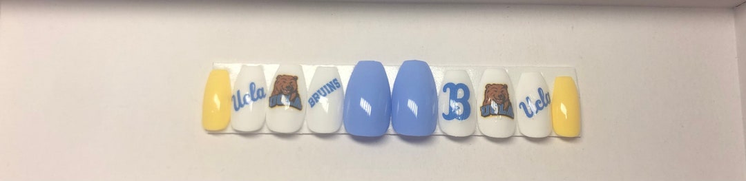 UCLA Press on Nails, or Your Team! - Etsy