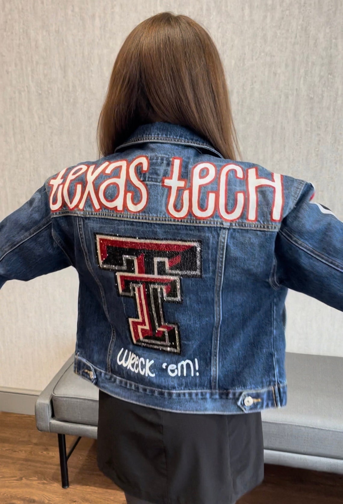 Custom Collegiate Denim Jackets - Etsy