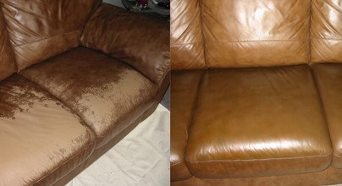 Leather Repair Compound Filler Kit 2.0 Oz Turns Clear After It Gets Dry ...