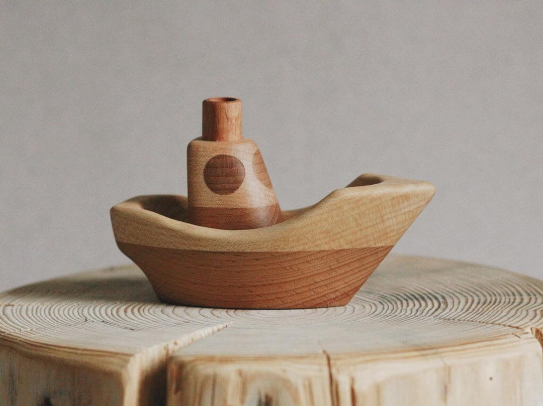 Handmade Ship Toy Boat Wooden Ship Toy Wooden Toys Handcrafted Boat Toy ...