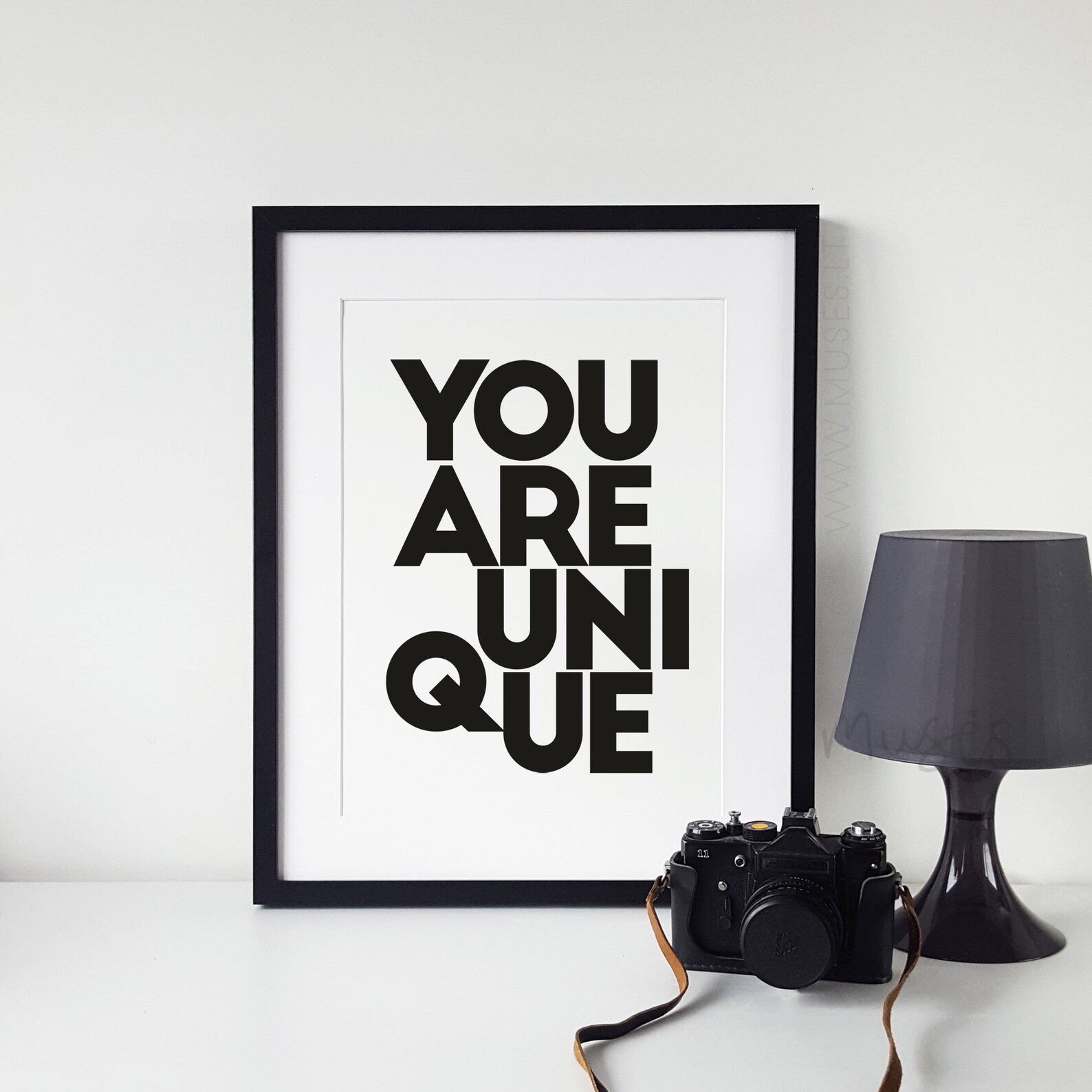 You Are Unique Instant Download Poster Friendship Uplifting - Etsy