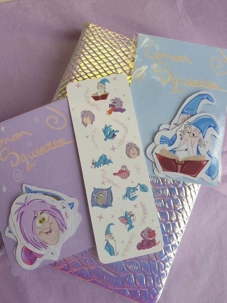 Merlin and Madam Mim Duo Bookmark - Etsy