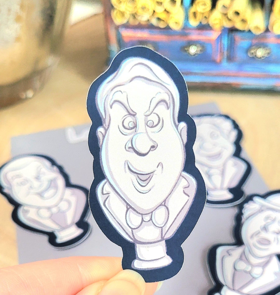 Haunted Mansion Singing Heads Sticker Pack - Etsy
