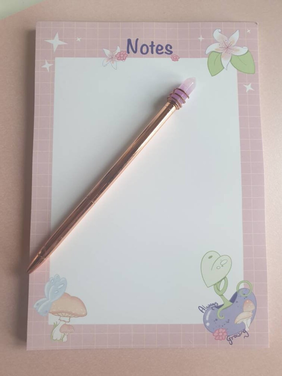 Buy Always Growing Note Pad Online in India - Etsy