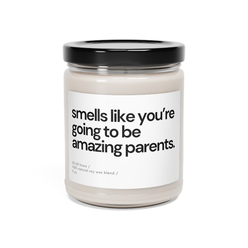 Smells Like You're Going to Be Amazing Parents Candle, Baby Shower ...