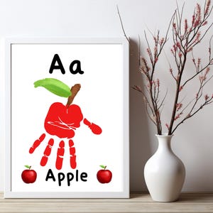 ABC Alphabet Handprint Footprint Art Bundle | DIY Kids Activity ...