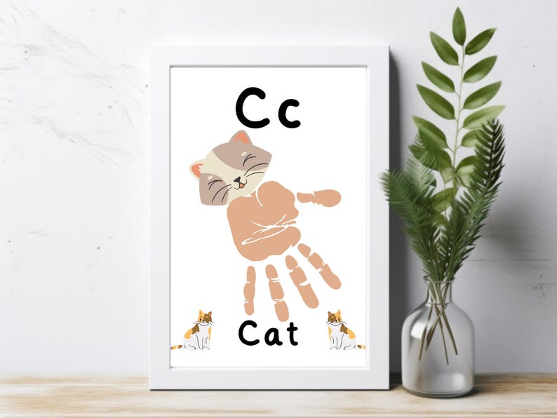 ABC Alphabet Handprint Footprint Art Bundle | DIY Kids Activity ...