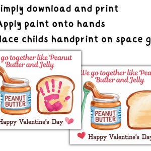 Valentines Day Handprint Art Template Bundle | DIY Kids Love Activity ...