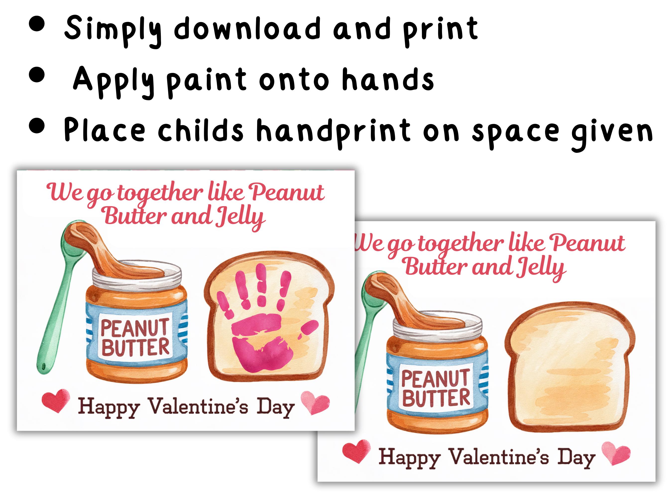Valentines Day Handprint Art Template Bundle | DIY Kids Love Activity ...