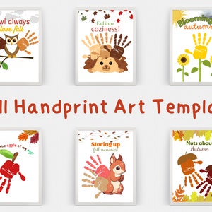 Fall Handprint Craft | Autumn Handprint Art | Thanksgiving Handprint ...