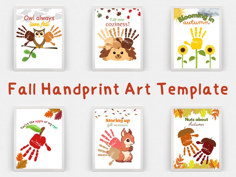 Fall Handprint Craft | Autumn Handprint Art | Thanksgiving Handprint ...
