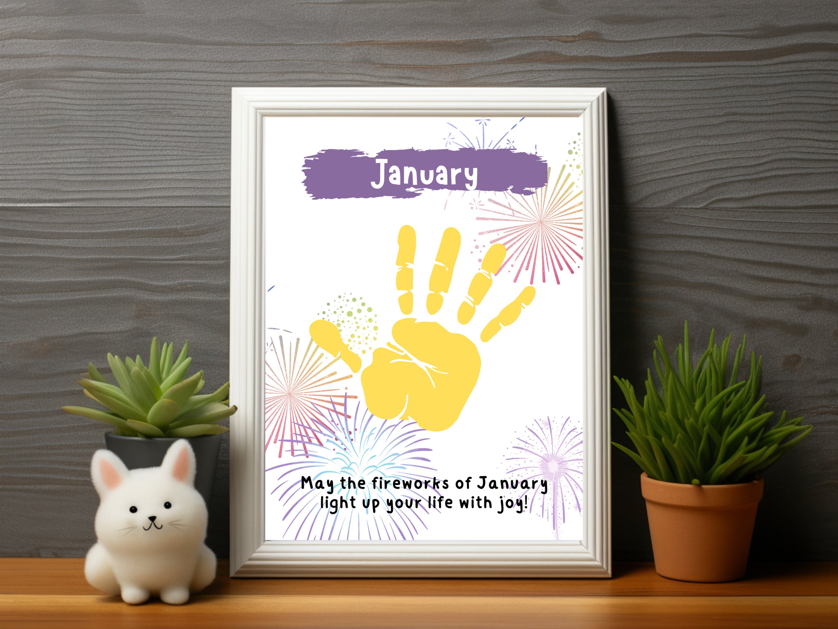 Memory Book Handprint Art Craft Printable for Pre K Kids Toddler ...