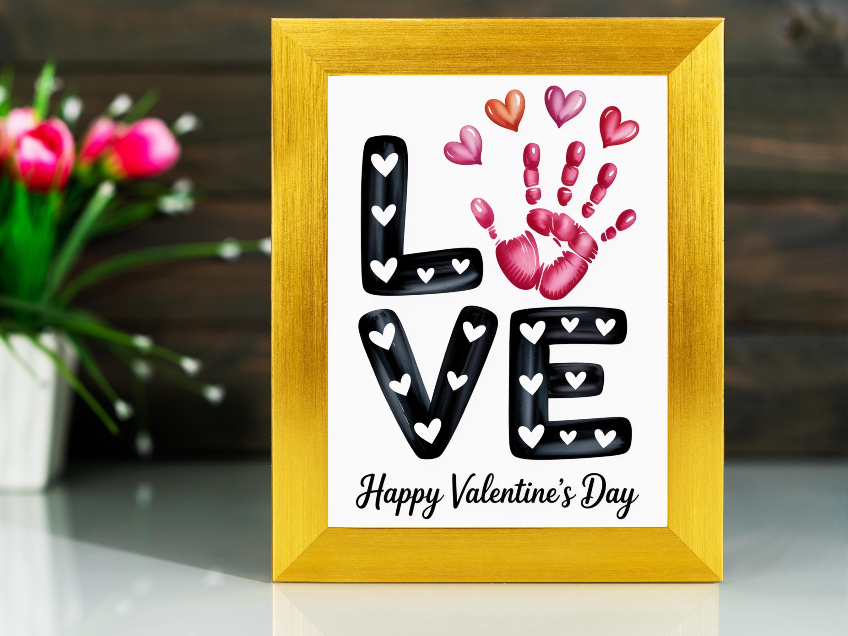 Christian Valentine's Day Handprint Art Bundle | Sunday School Church ...