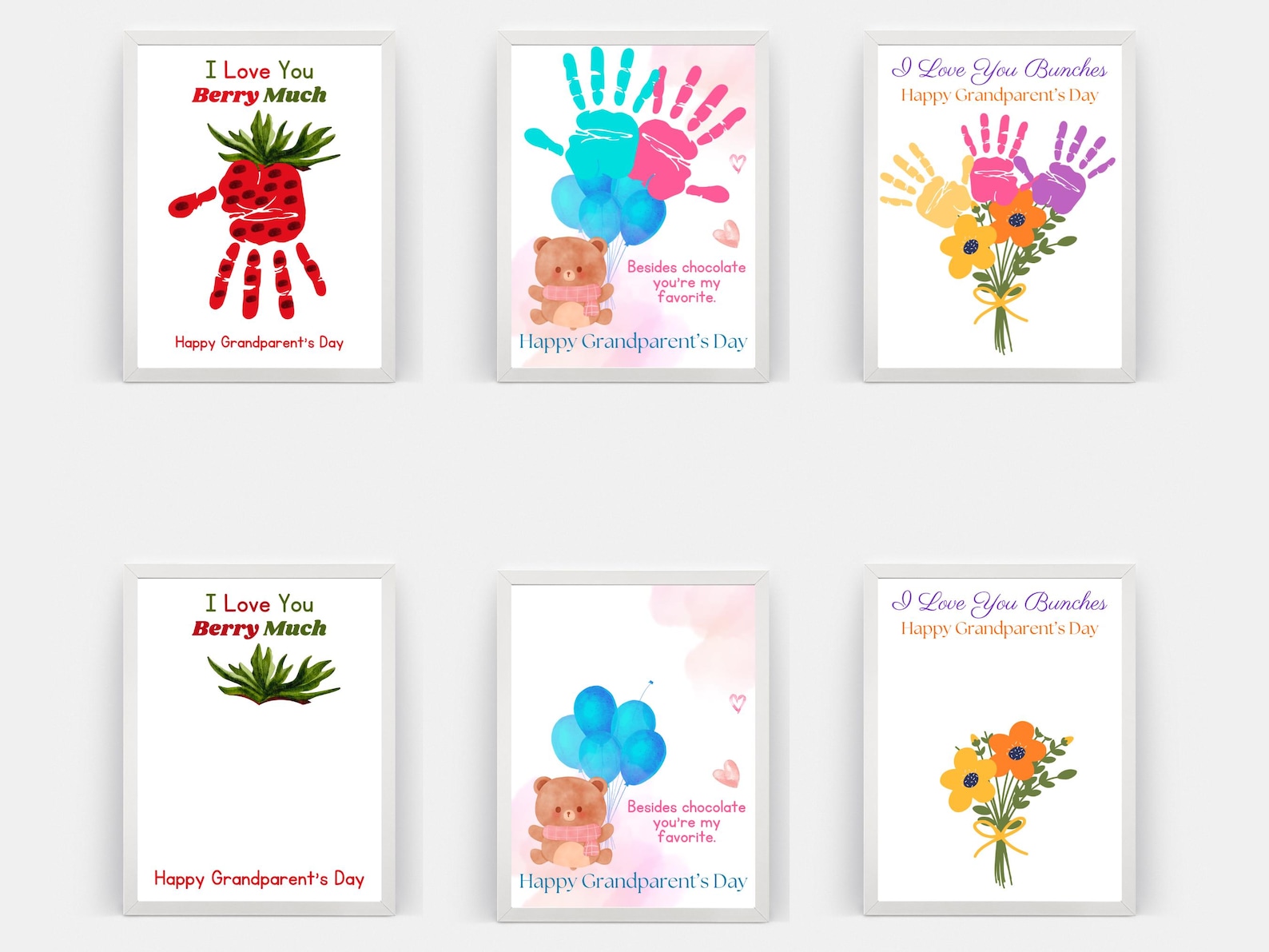 Grandparents Day Handprint Art, Handprint Craft Printable, Poem ...