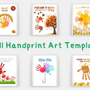 Fall Handprint Craft | Autumn Handprint Art | Thanksgiving Handprint ...