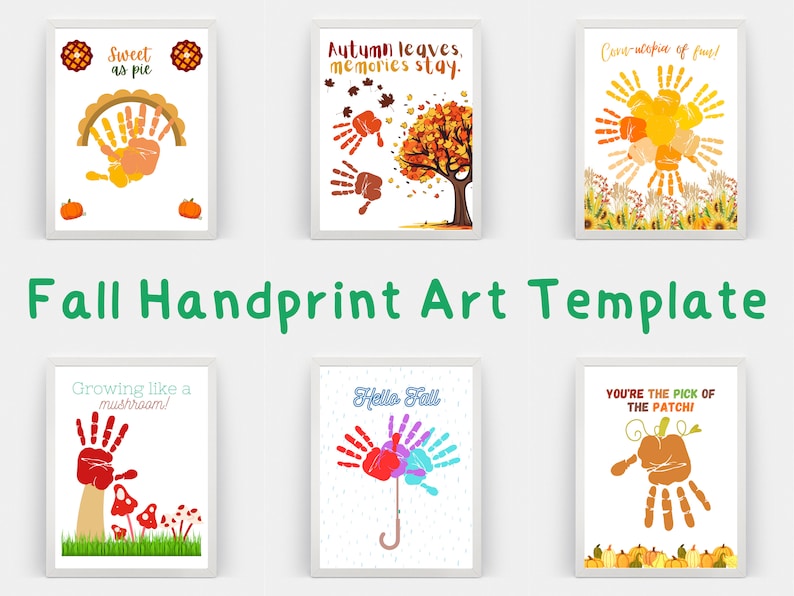 Fall Handprint Craft | Autumn Handprint Art | Thanksgiving Handprint ...
