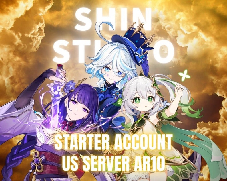 Furina Nahida Raiden Shogun Genshin Impact Starter - Etsy Australia