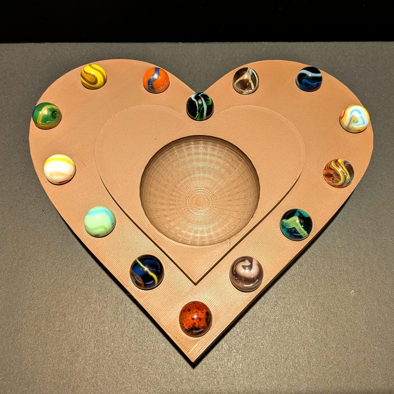 3D Printed Valentine's Day Countdown Calendar - Etsy