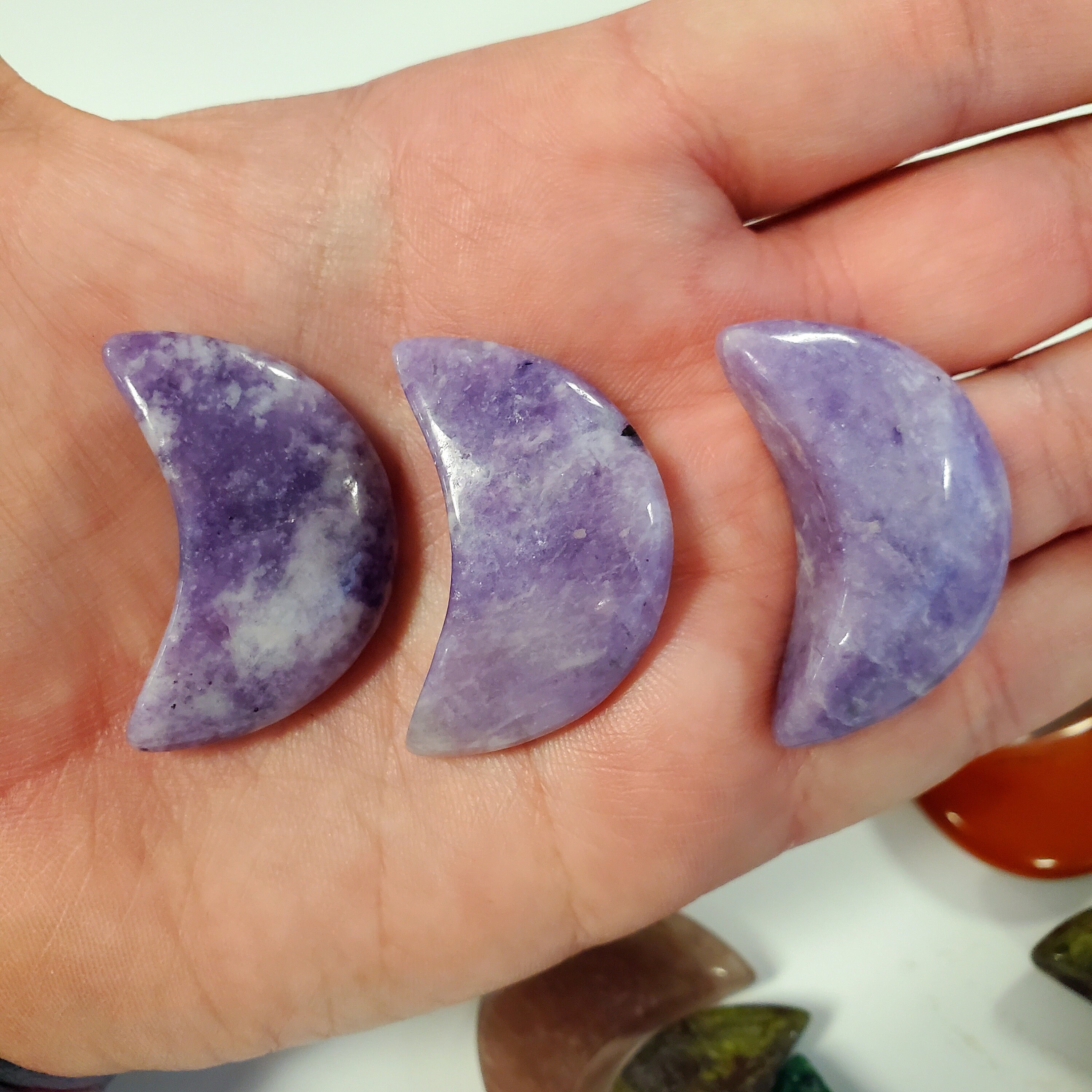 Crystal Moons and Stars | Etsy